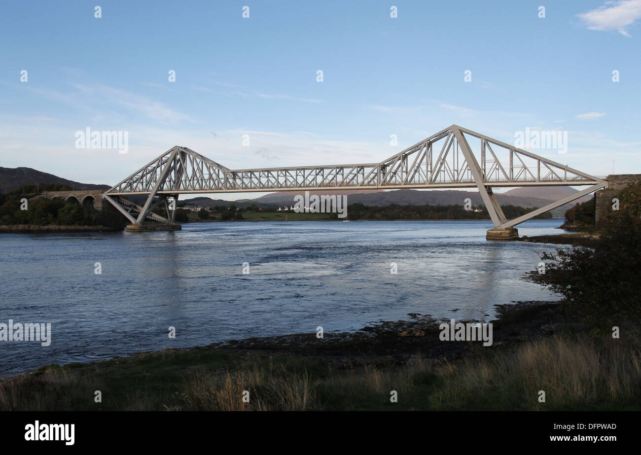 Connel bridge across Loch Etive Scotland September 2013 Stock Photo - Alamy