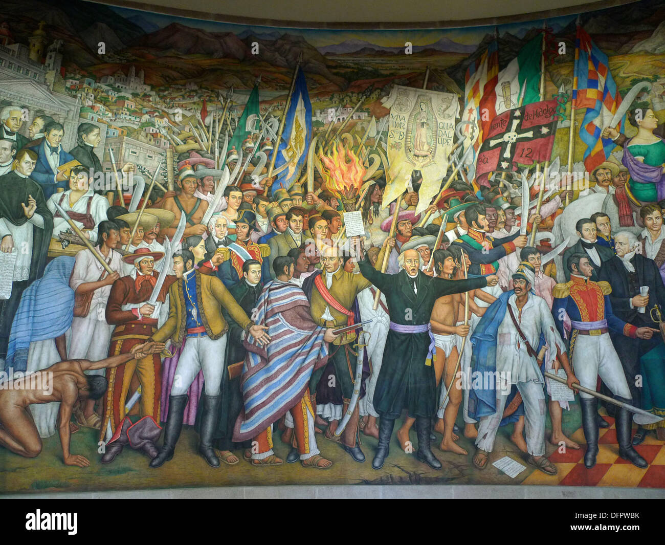 Castillo De Chapultepec Mural Hi Res Stock Photography And Images Alamy