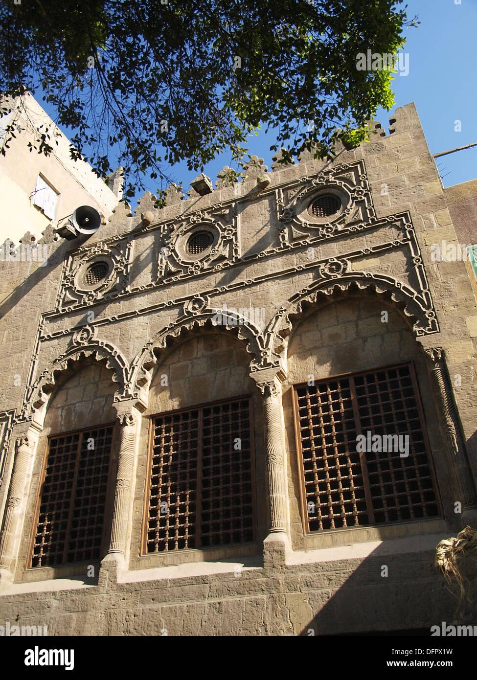Mamluk Architecture Islamic Quarter Cairo Stock Photos & Mamluk ...