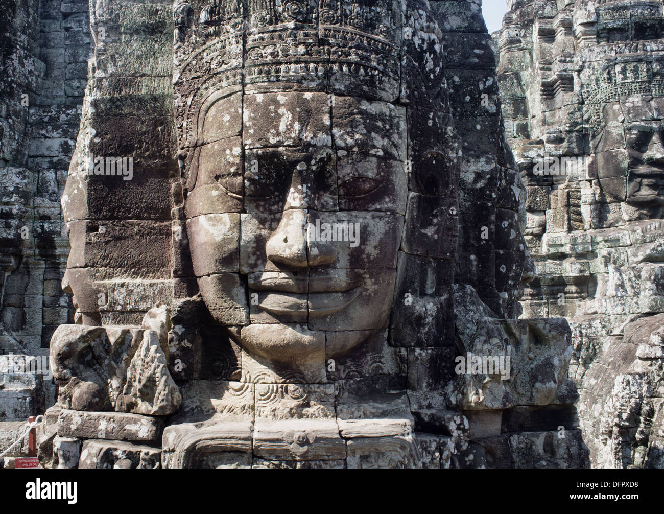 Bayon giant faces hi-res stock photography and images - Alamy