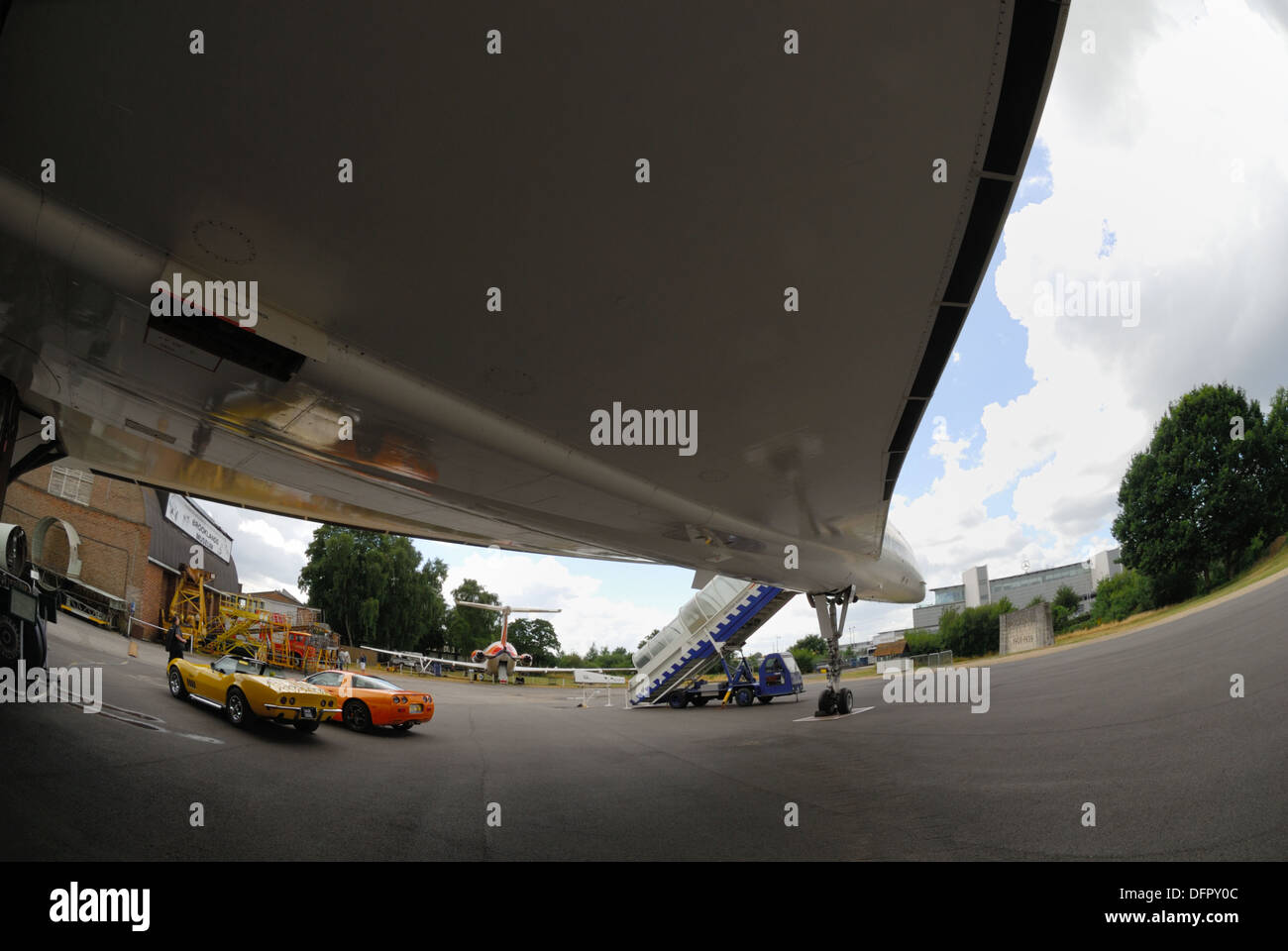 The Concorde at the Brooklands Museum in England Stock Photo - Alamy