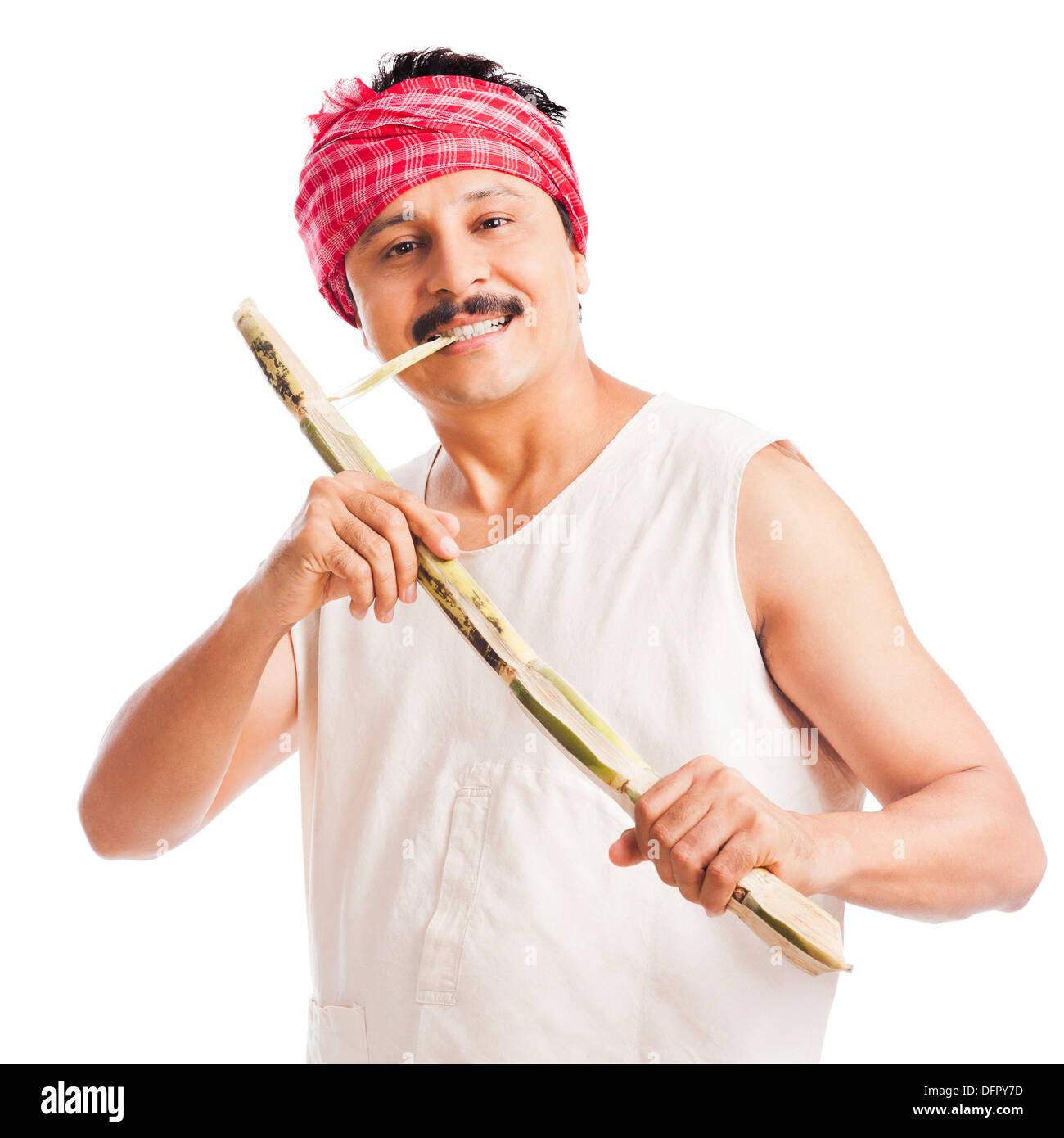 Man eating sugar cane hi-res stock photography and images - Alamy