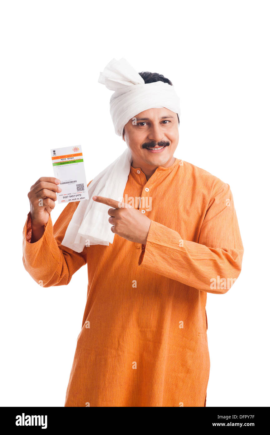Aadhaar card hi-res stock photography and images - Alamy