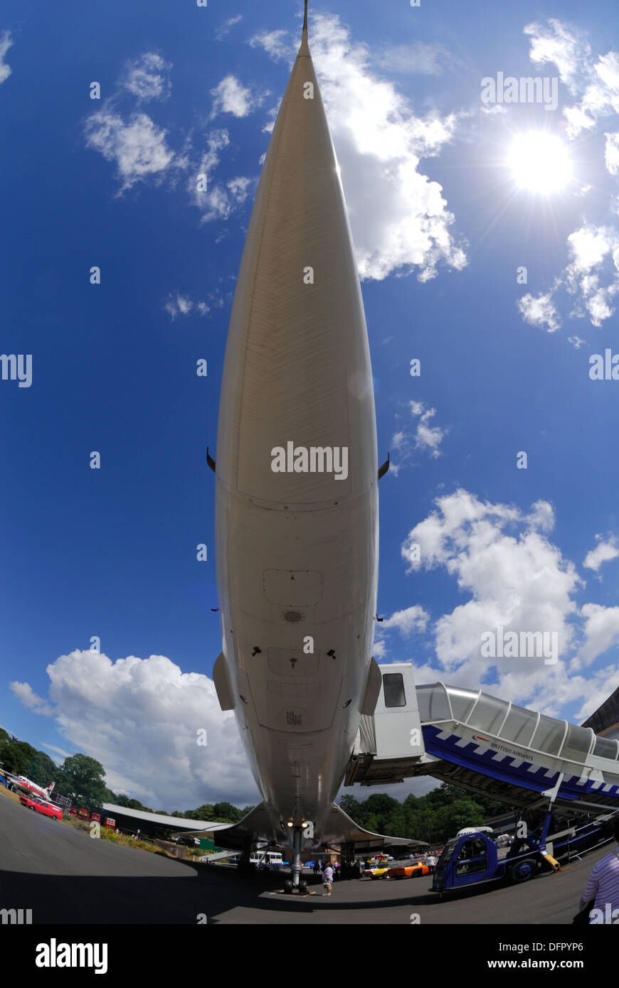 The Concorde at the Brooklands Museum in England Stock Photo - Alamy