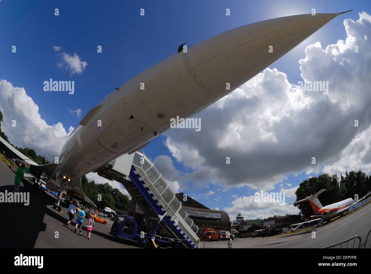 The Concorde at the Brooklands Museum in England Stock Photo - Alamy