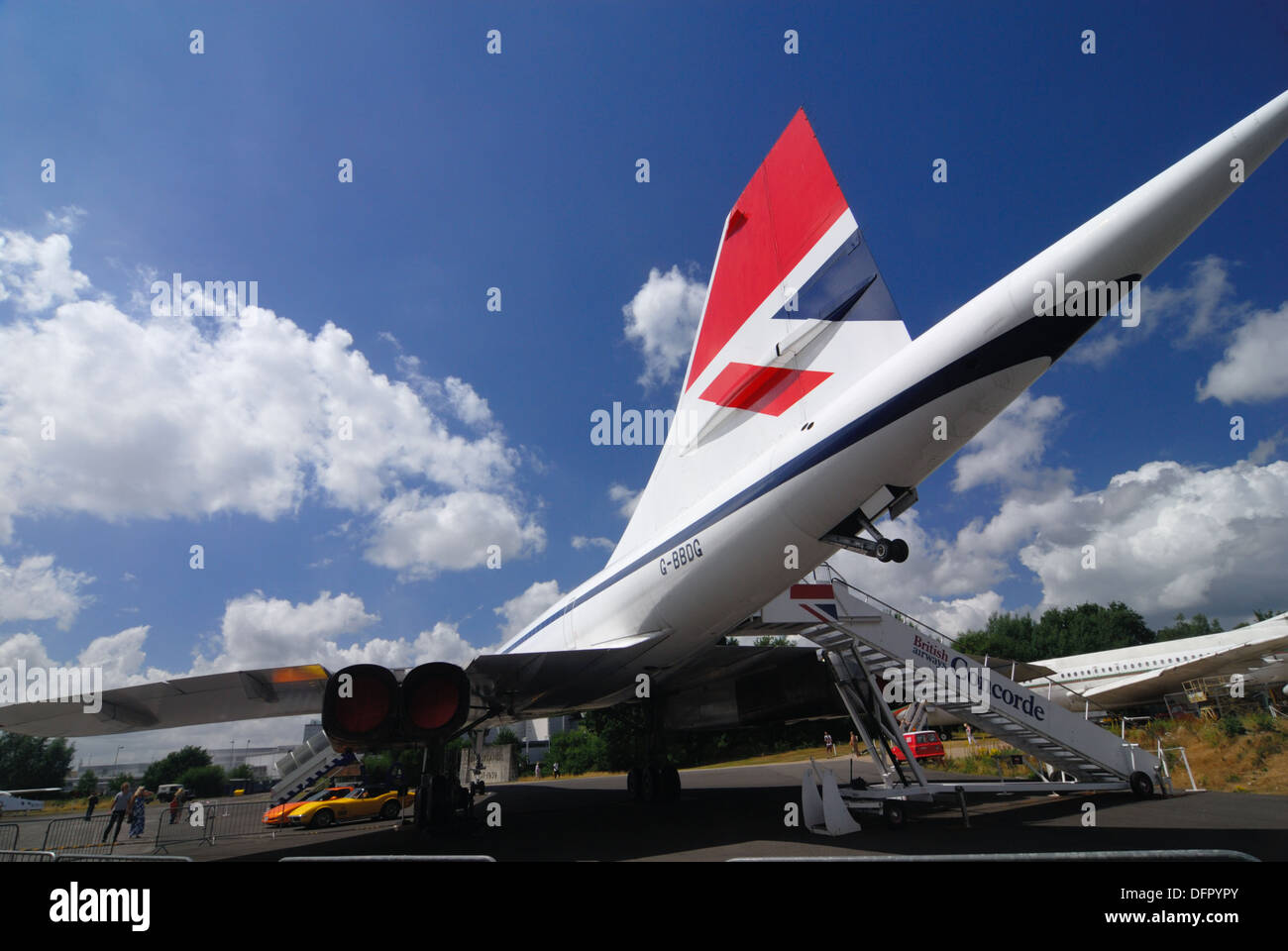 The Concorde at the Brooklands Museum in England Stock Photo - Alamy