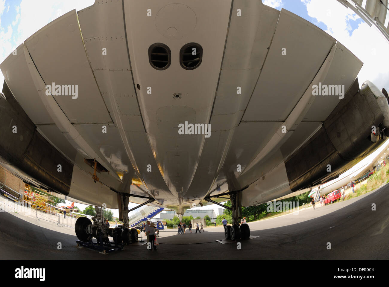 The Concorde at the Brooklands Museum in England Stock Photo - Alamy
