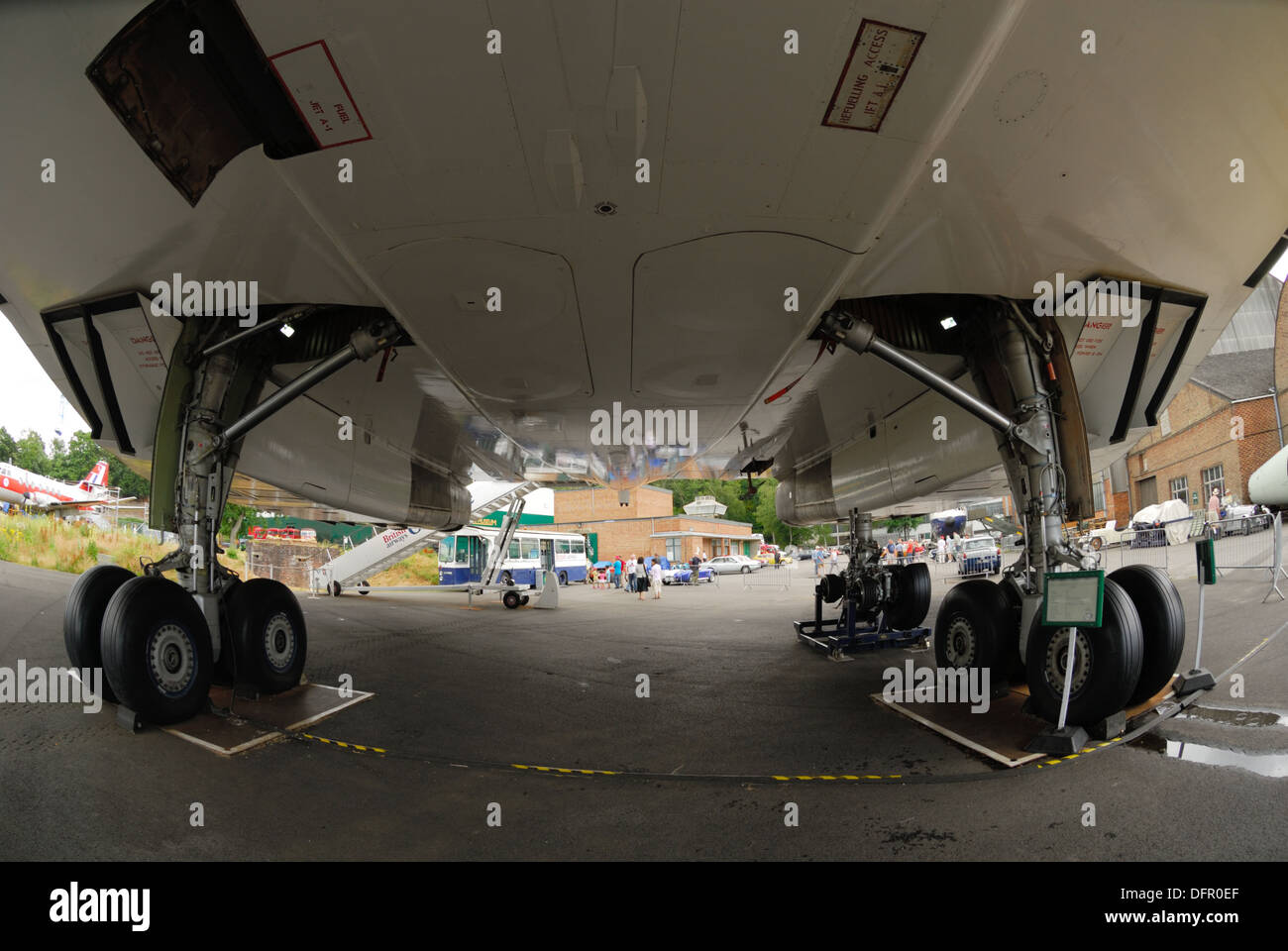 The Concorde at the Brooklands Museum in England Stock Photo - Alamy
