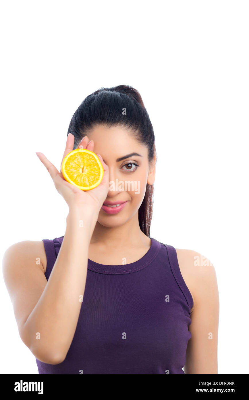 Beautiful asian woman eye Cut Out Stock Images & Pictures - Alamy