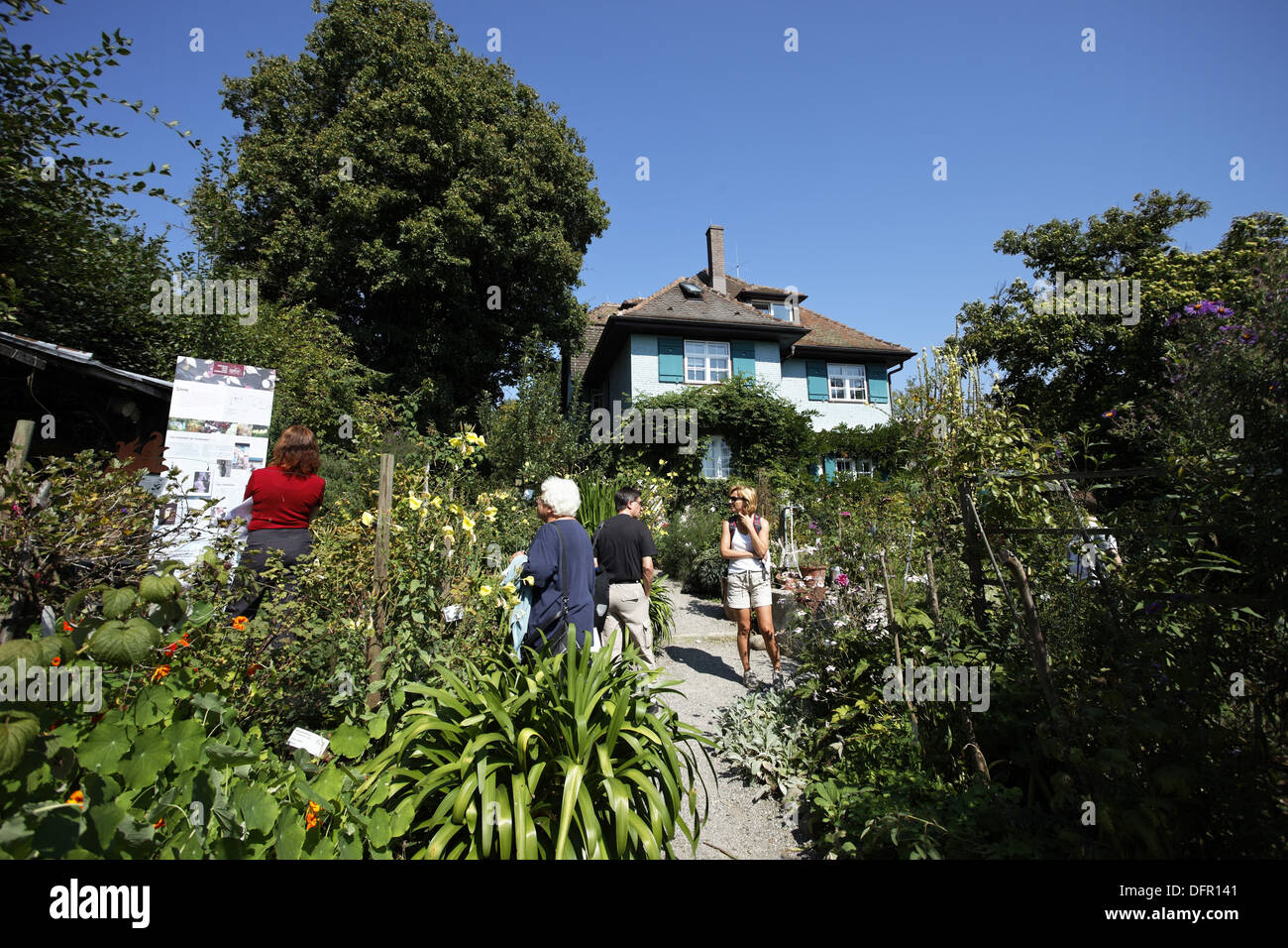 Germany, Baden-Wurttemberg, Lake of Constance, Hoeri, Gaienhofen, Horn ...