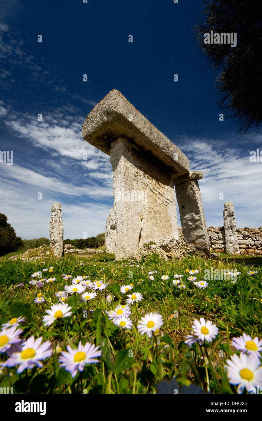 Taula (table), prehistoric structure in the archeological site of ...