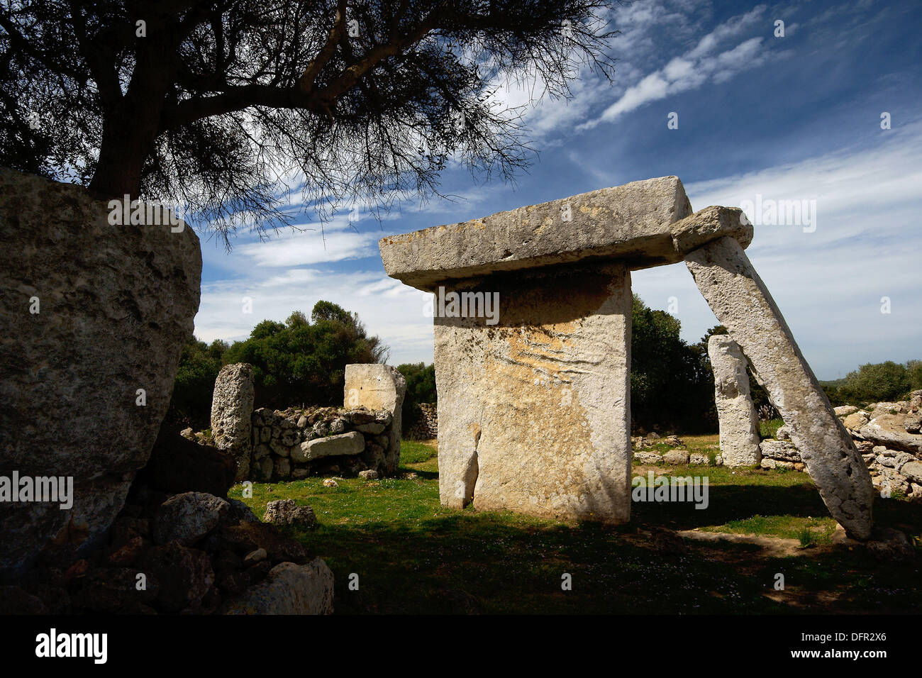 Prehistoric site taula hi-res stock photography and images - Alamy
