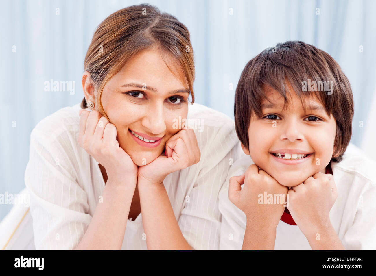 Smiling son hi-res stock photography and images - Alamy