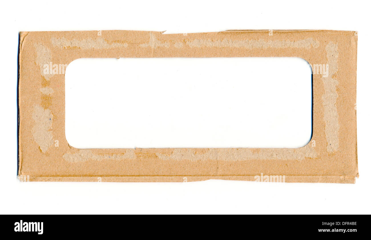 Packaging board frame Stock Photo - Alamy