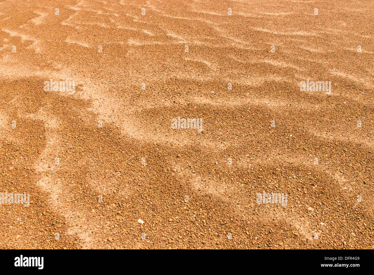 Waves of sand after raining texture & background images Stock Photo - Alamy