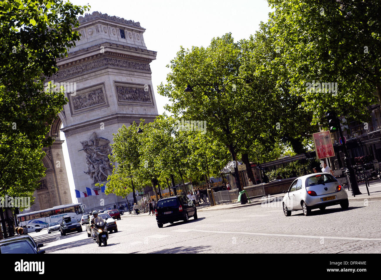 Trees paris hi-res stock photography and images - Alamy