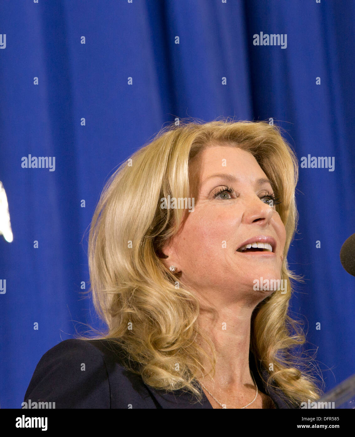 October 3rd, 2013 Haltom City, Texas:Democratic Texas state Senator ...