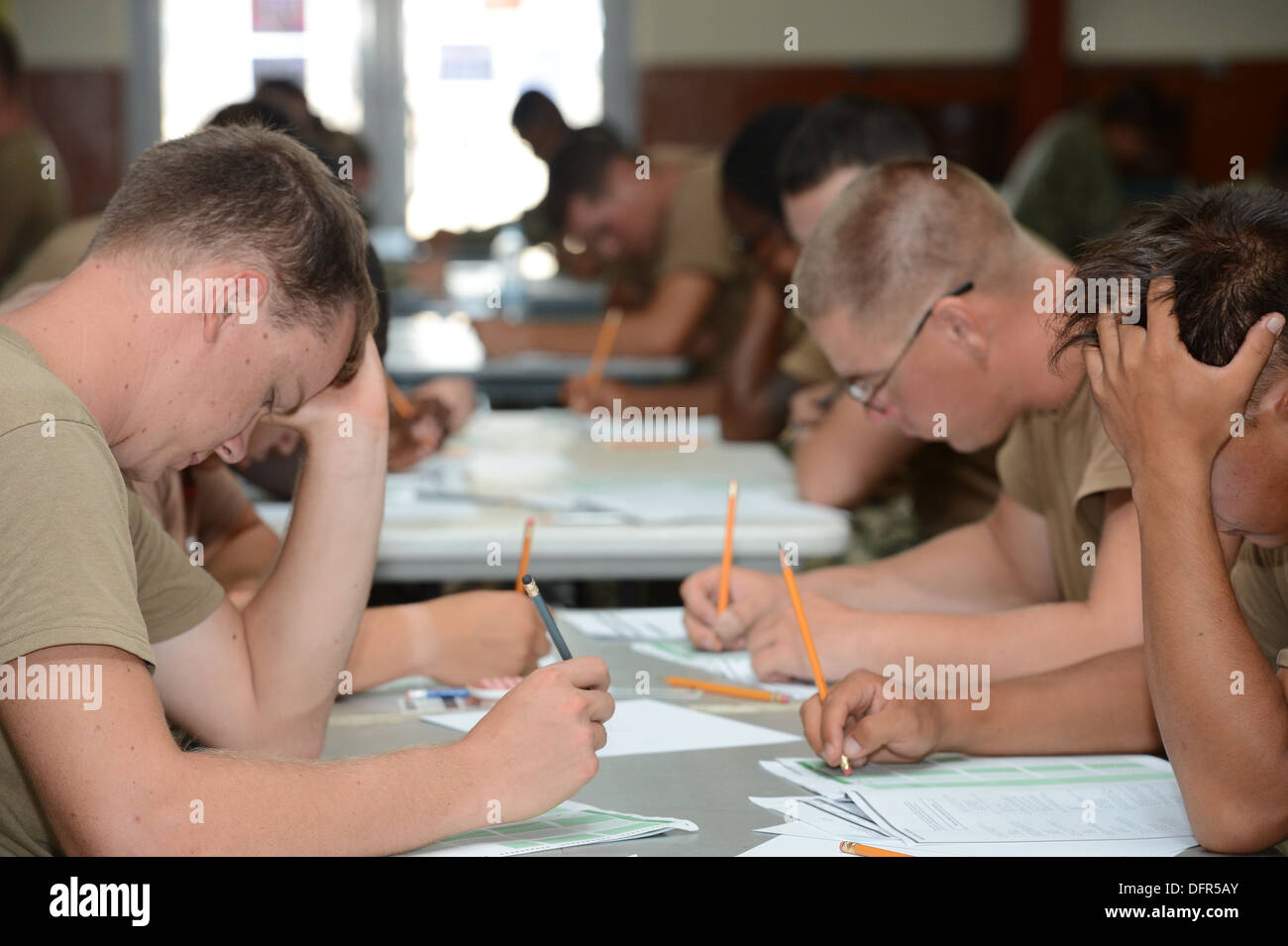 Seabees assigned to Naval Mobile Construction Battalion (NMCB) 11 take ...