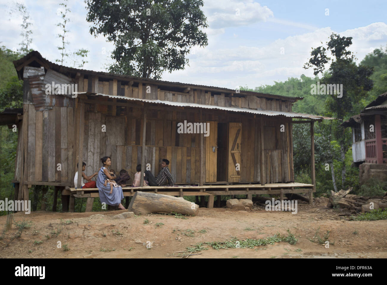 Typical Tribal house, Shillong, Meghalaya, India Stock Photo - Alamy