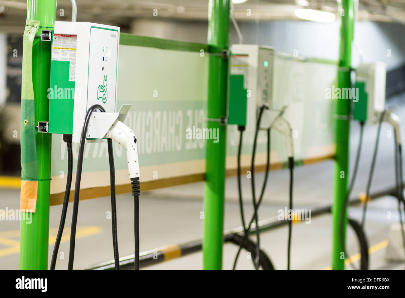 electric car charging stations Stock Photo - Alamy