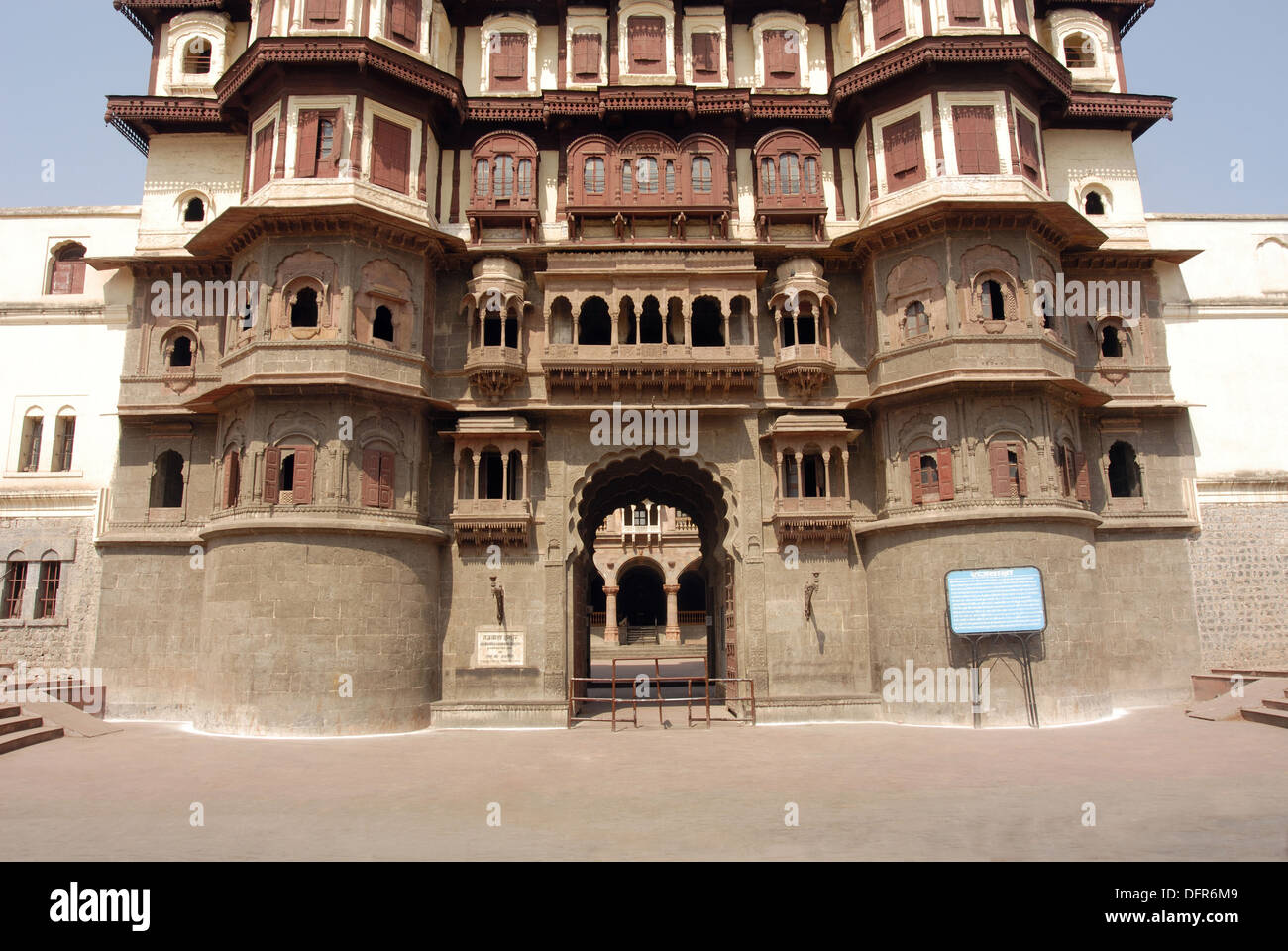 Front view of Holkar palace, Indore, Madhya Pradesh, India Stock Photo ...
