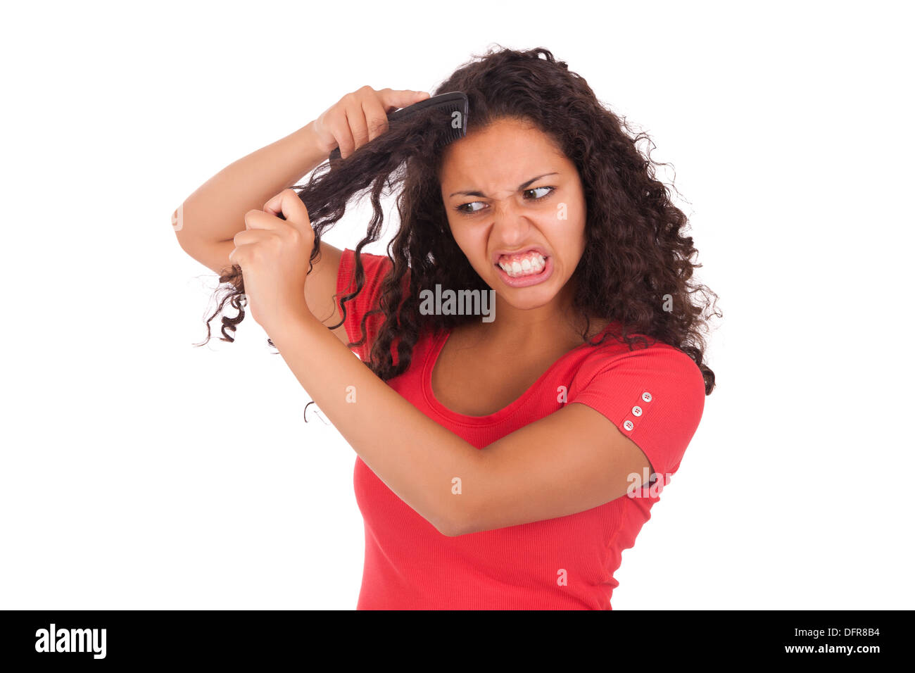 Afro hair comb hi-res stock photography and images - Alamy