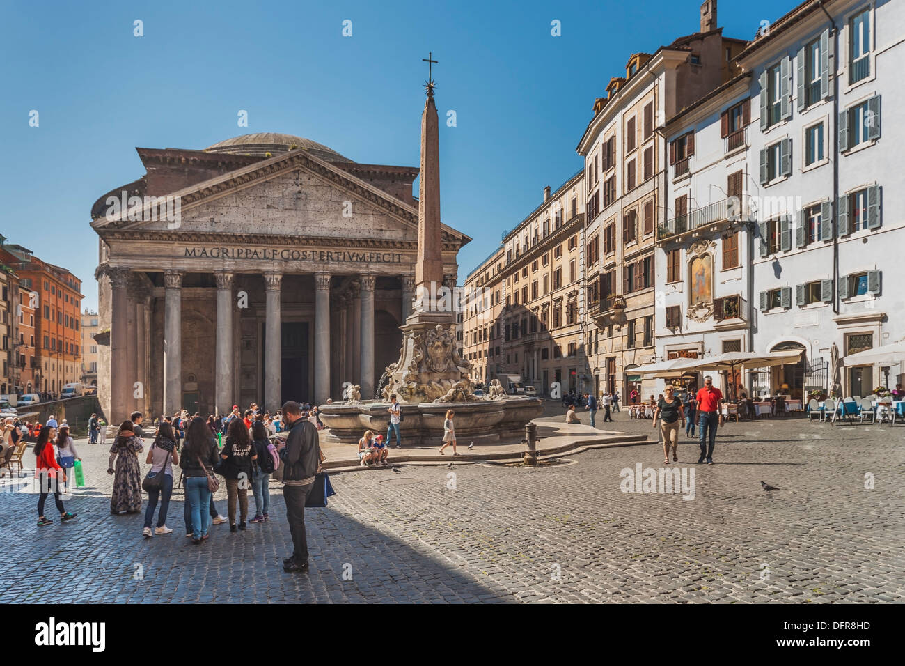 The Pantheon is an ancient building in Rome and since 609 ad, a ...