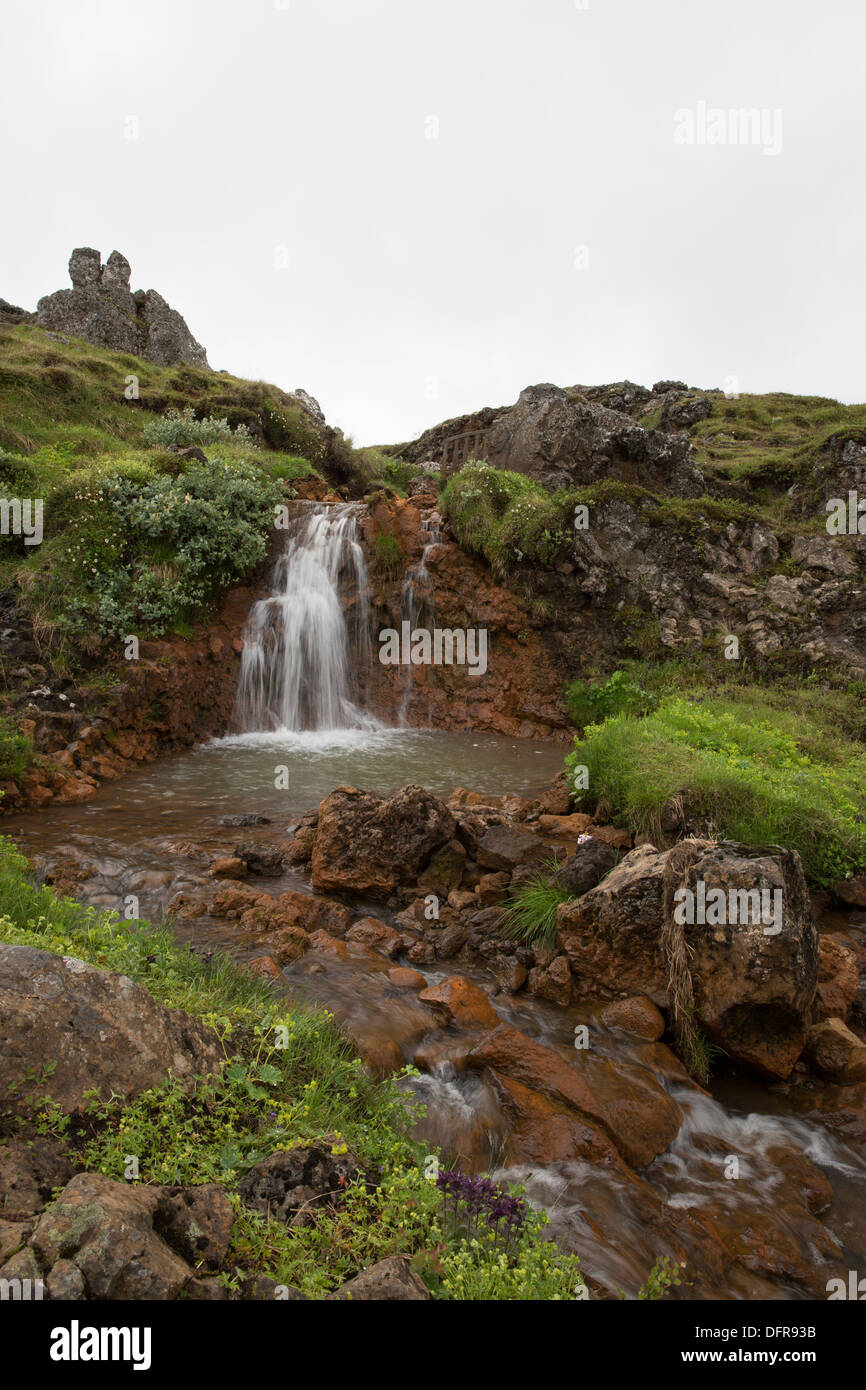 Lava waterfall hi-res stock photography and images - Alamy