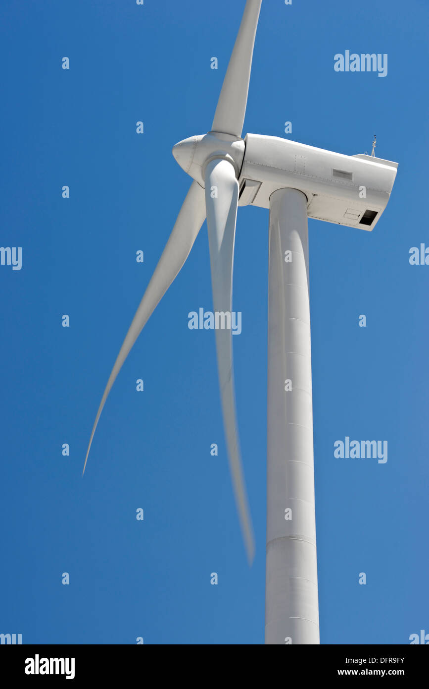 windmill view for electric power production Stock Photo - Alamy