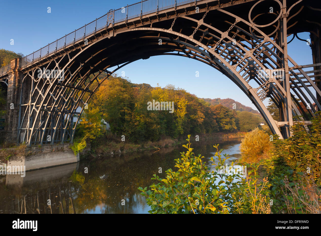 Views of Ironbridge and the key attraction of Abraham Darby designed ...