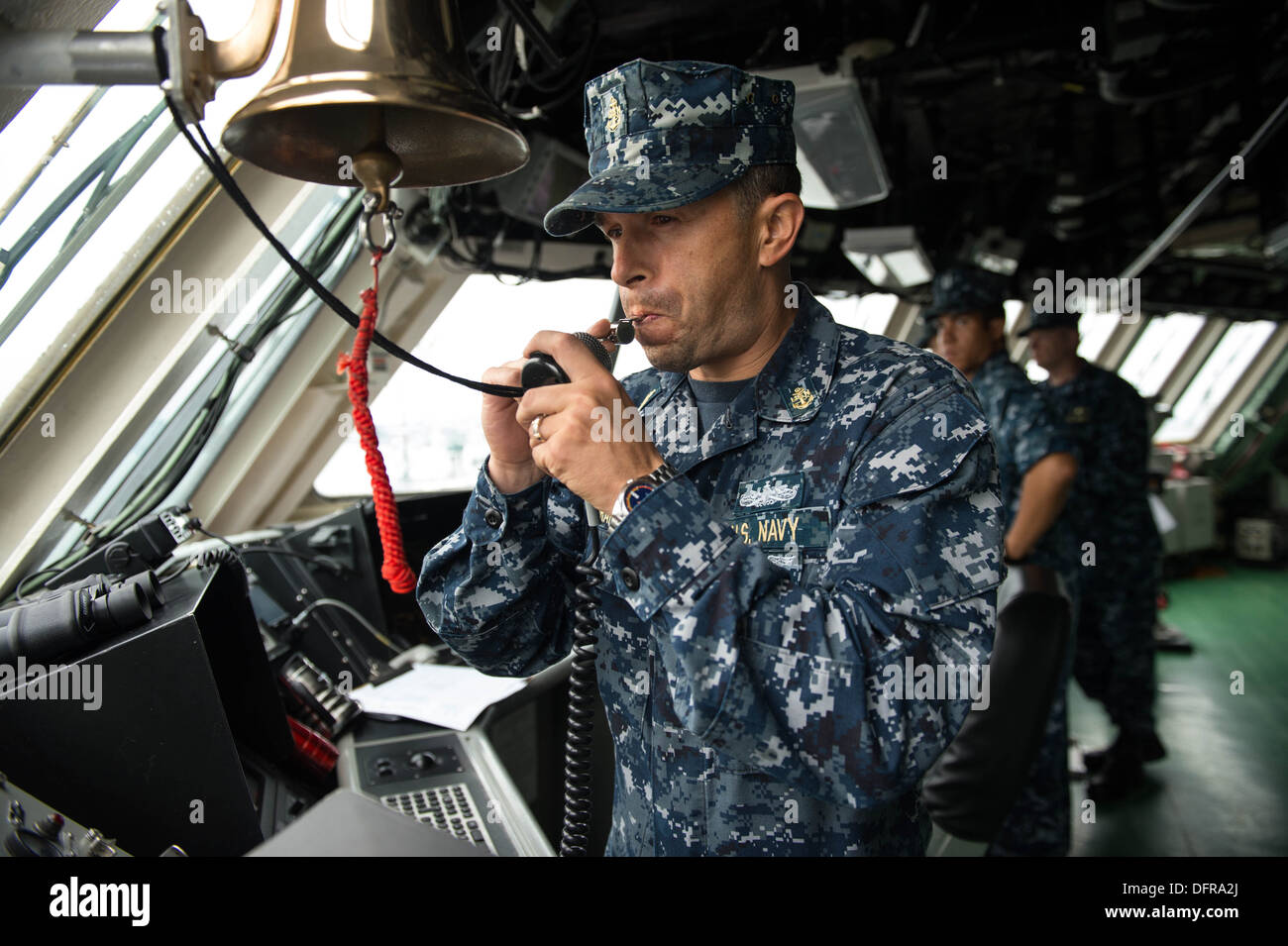 Chief Logistics Specialist Miguel Moranparra, assigned to the littoral ...