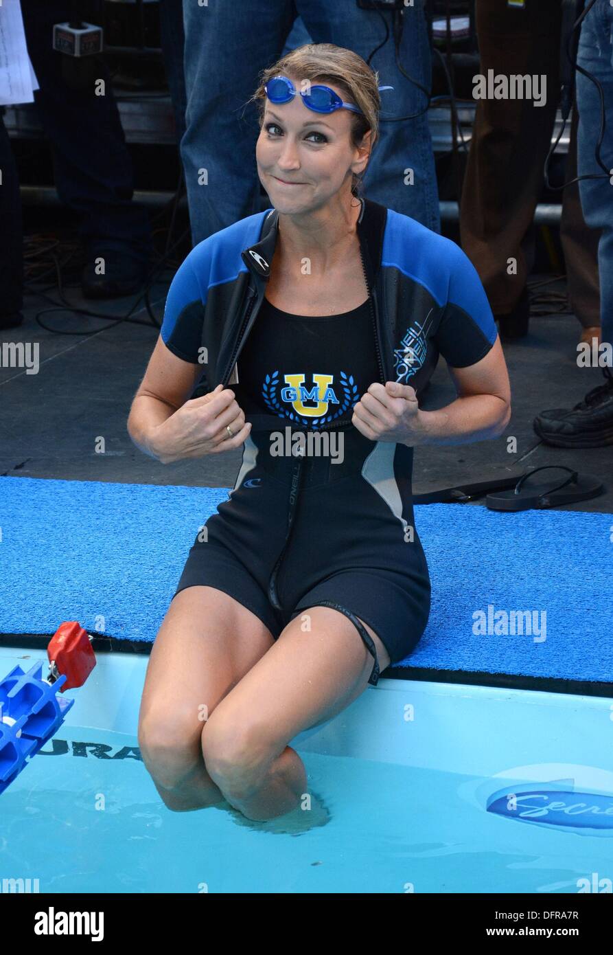 New York, NY, USA. 8th Oct, 2013. Lara Spencer in attendance for Swim ...