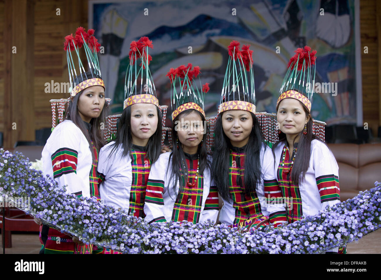 Tribal women at Hornbill festival, Nagaland, Kohima Stock Photo - Alamy