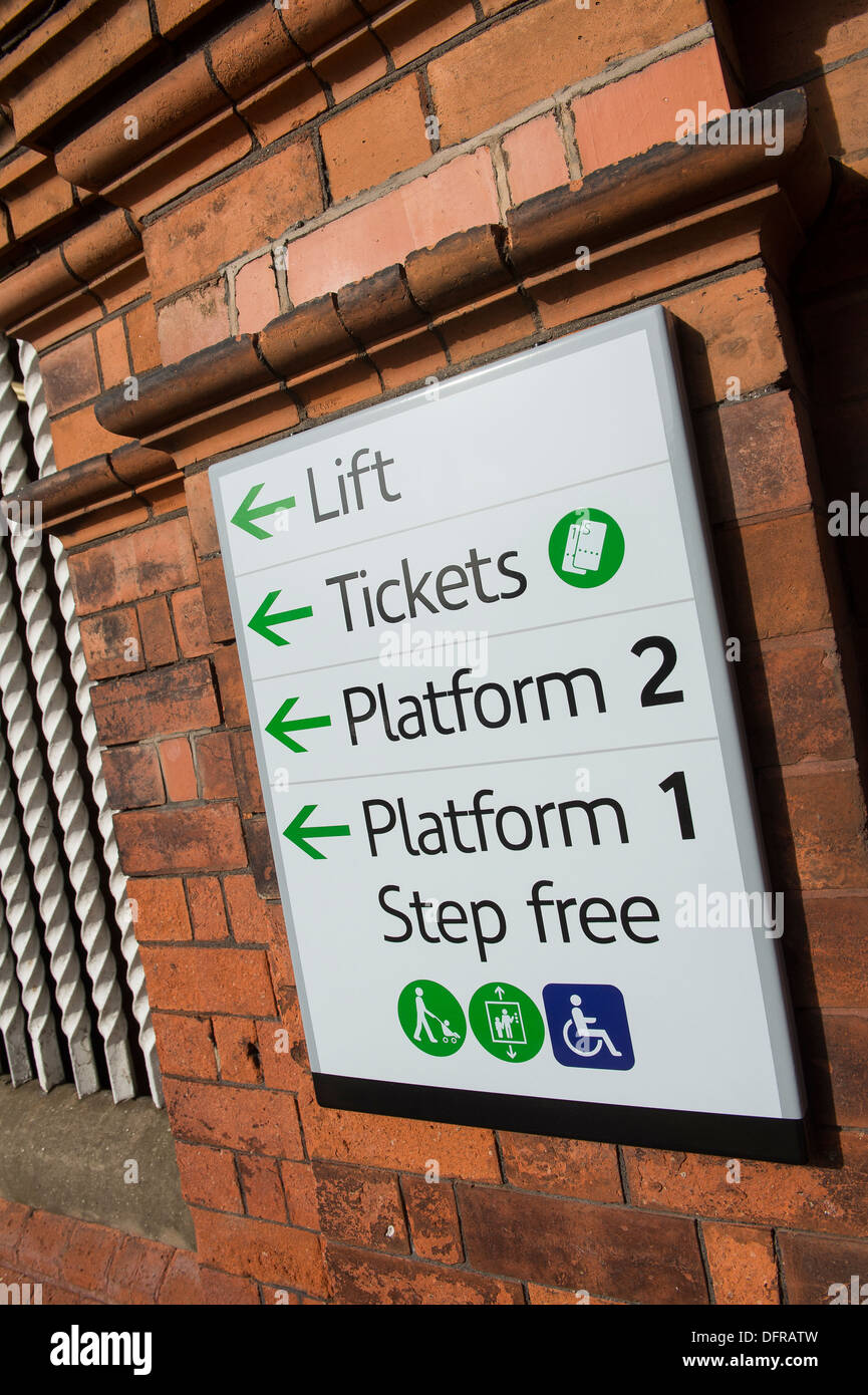 Midland railway sign hi-res stock photography and images - Alamy