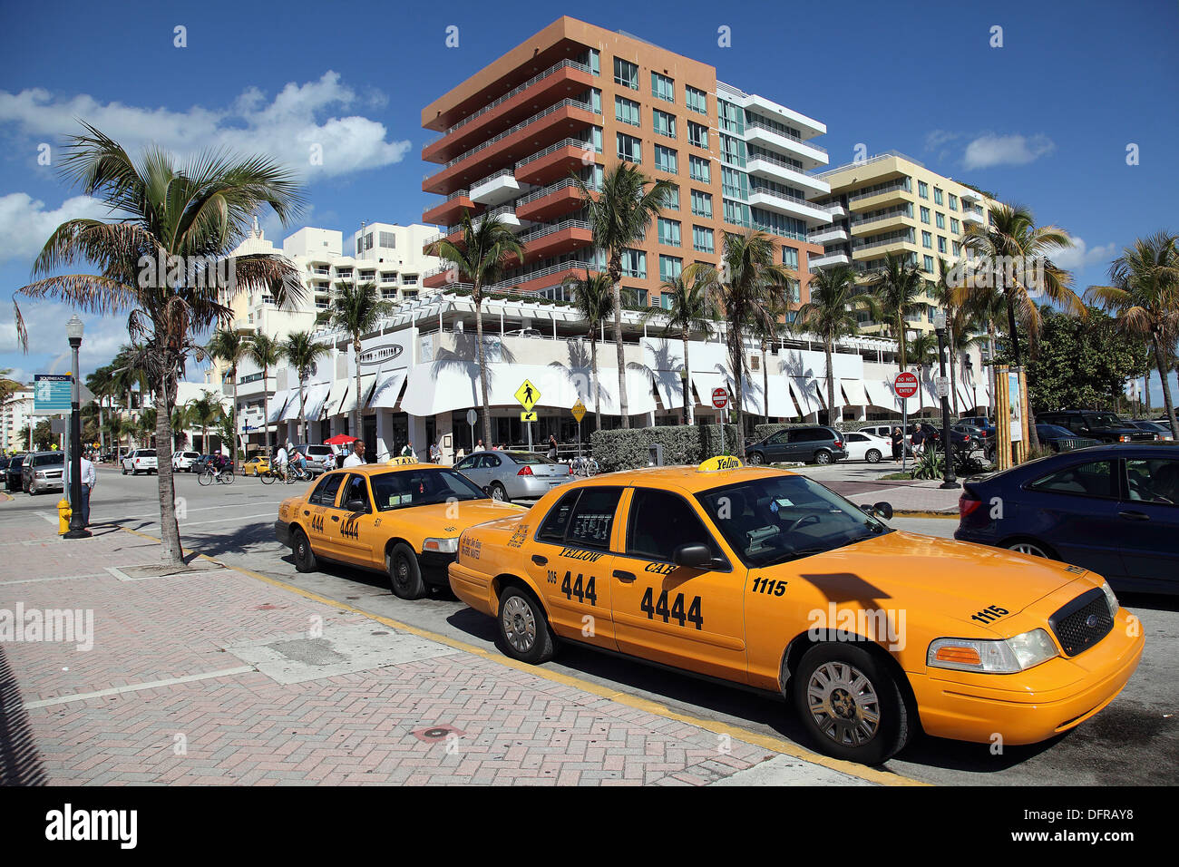 Miami florida taxi cab car hi-res stock photography and images - Alamy