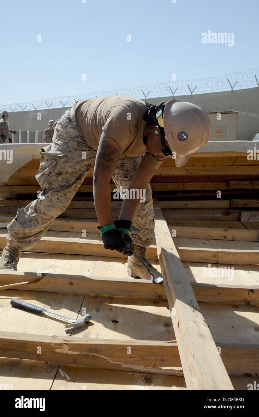 Kandahar Airfield, Afghanistan - US Navy Builder Constructionman ...
