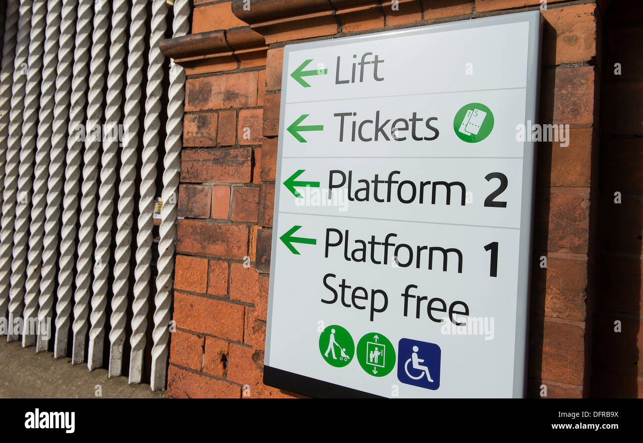 Midland railway sign hi-res stock photography and images - Alamy