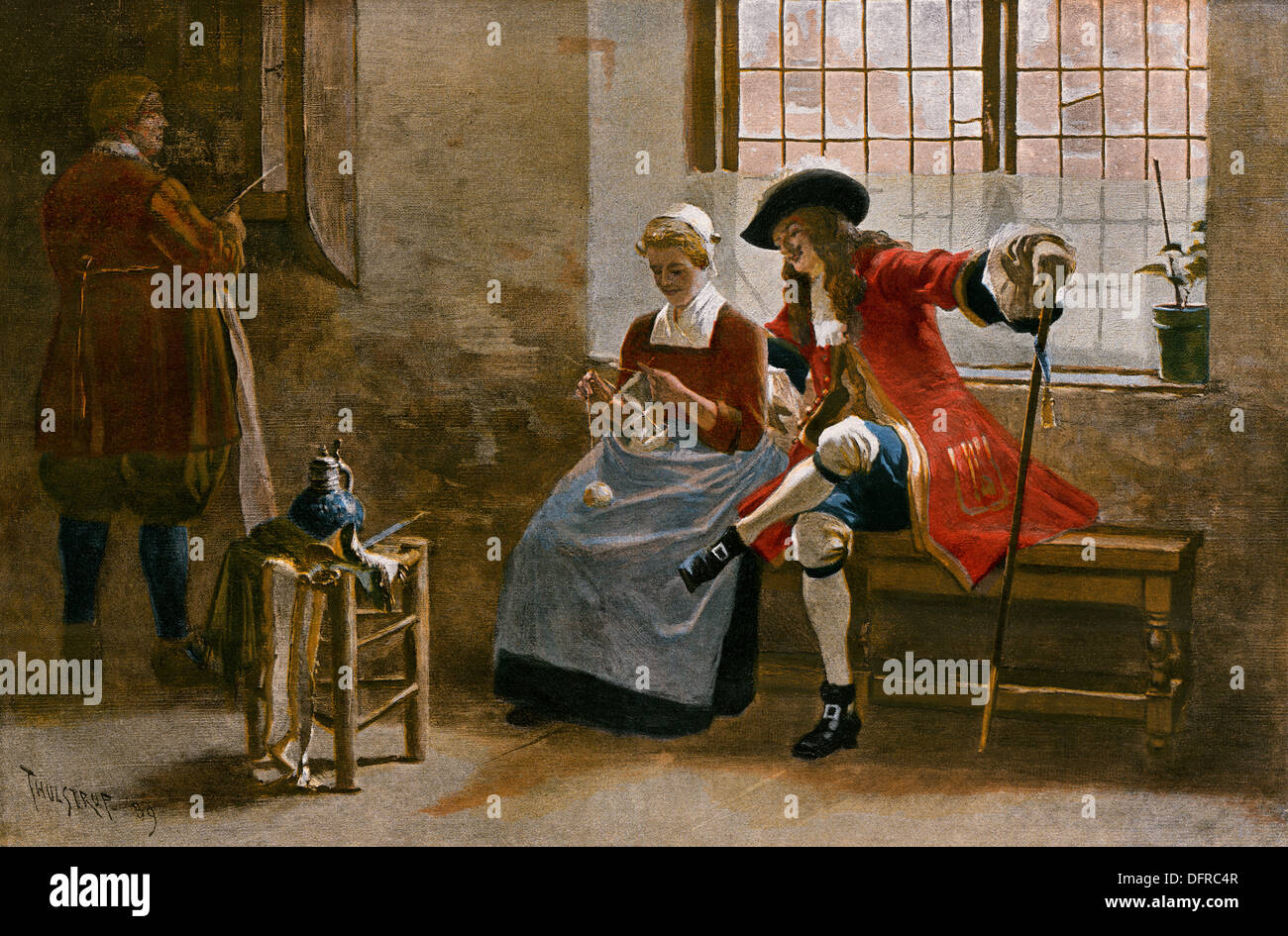 British occupation of New Amsterdam after Stuyvesant's surrender, 1664 ...