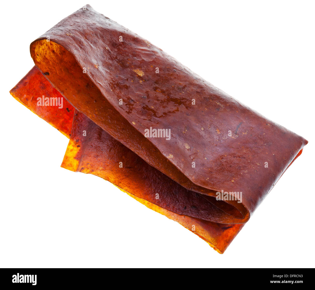 georgian Spice - dried mashed pulp of apple isolated on white ...