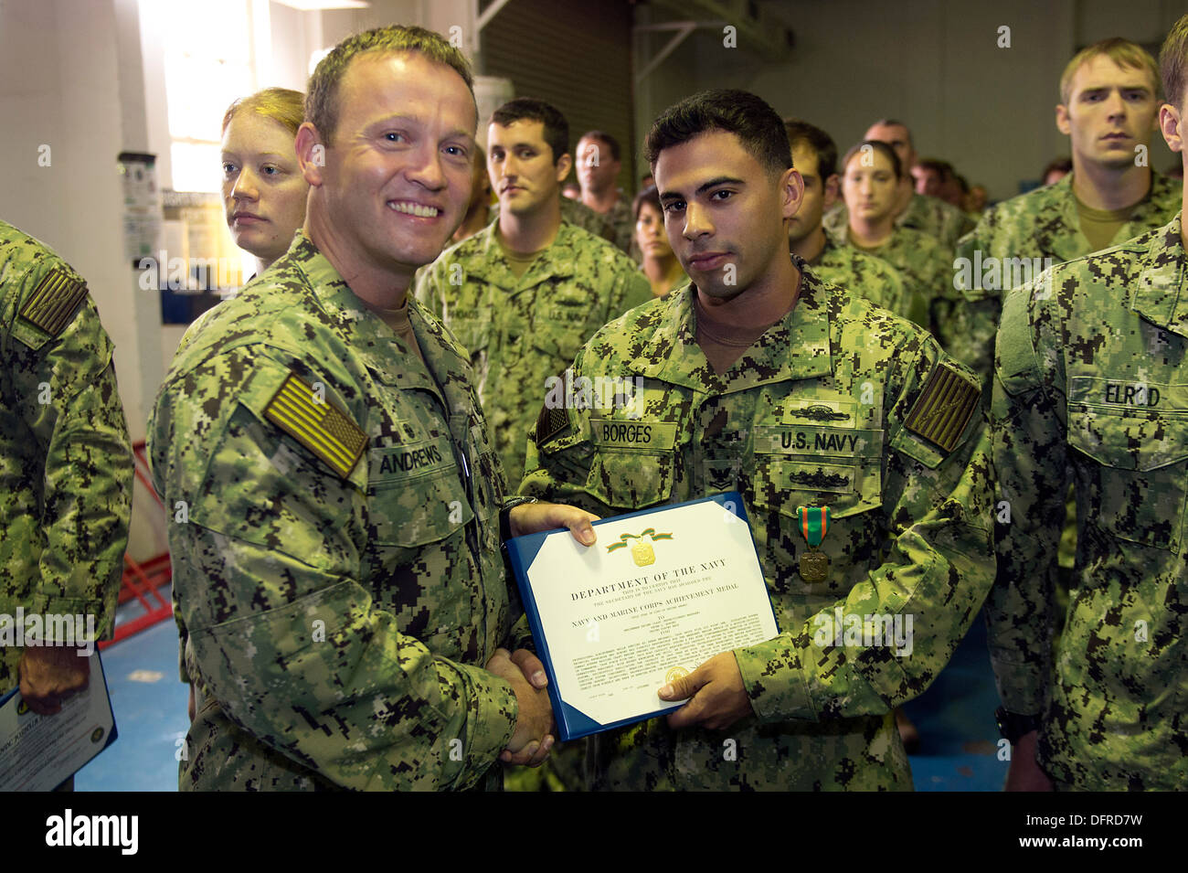 Naval achievement medal hi-res stock photography and images - Alamy