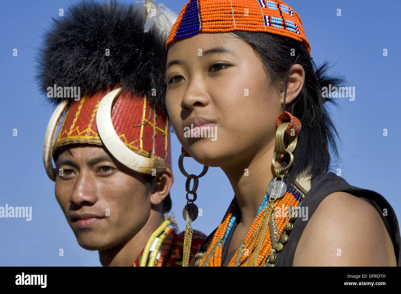 A young and happy Naga couple, Kohima, Nagaland, India Stock Photo - Alamy