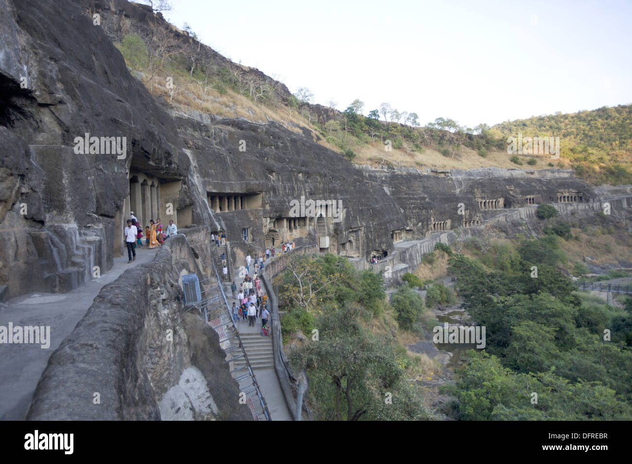 India unesco ajanta caves hi-res stock photography and images - Alamy
