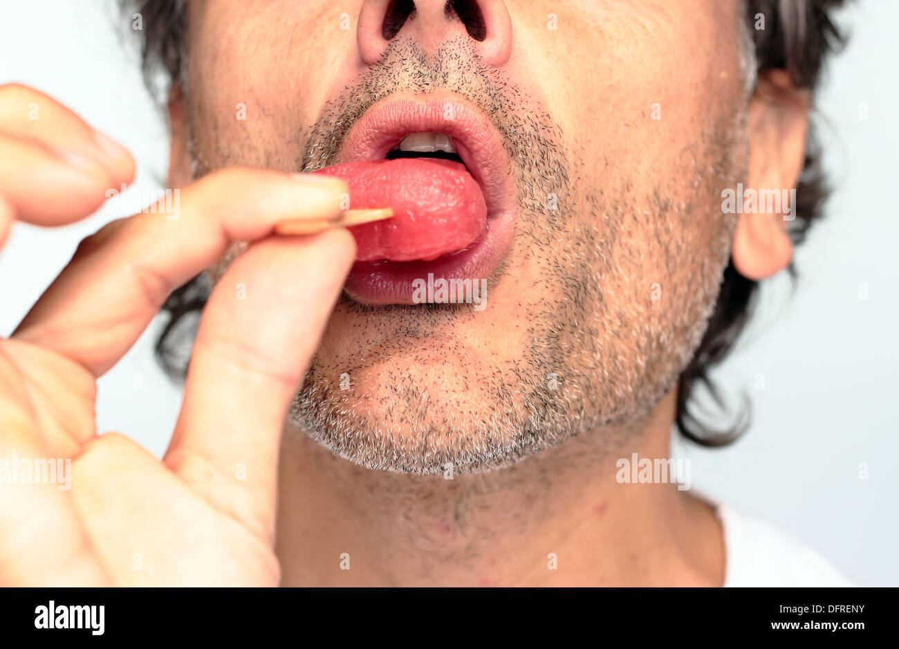 Eating popsicle adult hi-res stock photography and images - Alamy