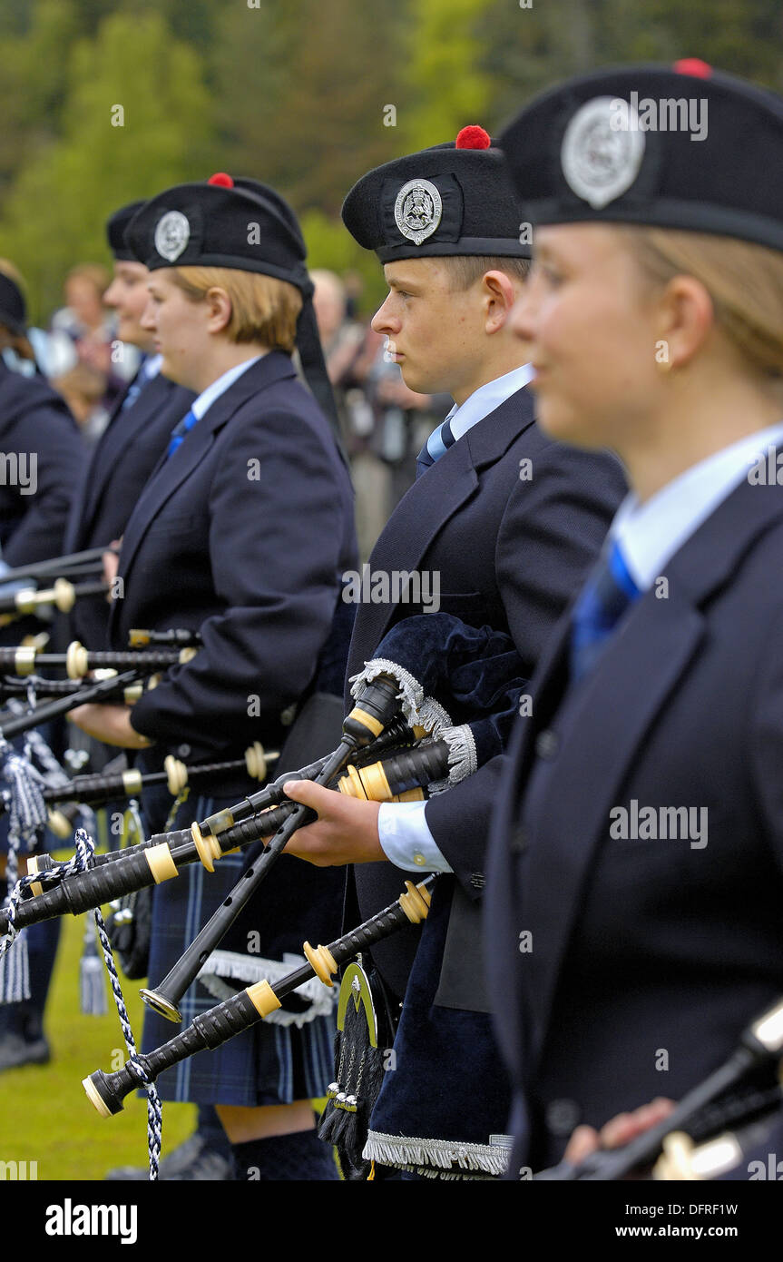 Female pipe band hi-res stock photography and images - Alamy