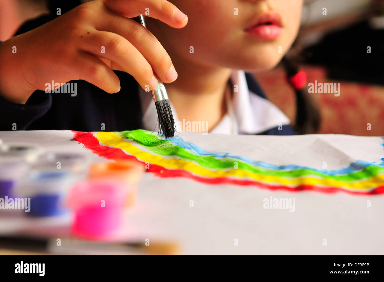 Painting of rainbow hi-res stock photography and images - Alamy