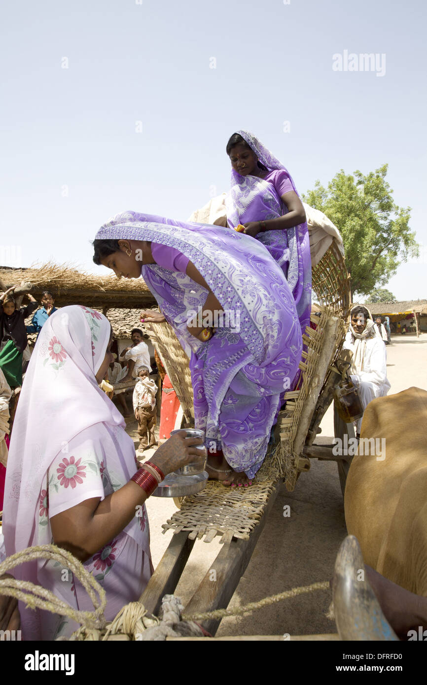 Marriage rituals in marriage ceremony of Korku Tribe, Khalwa ...