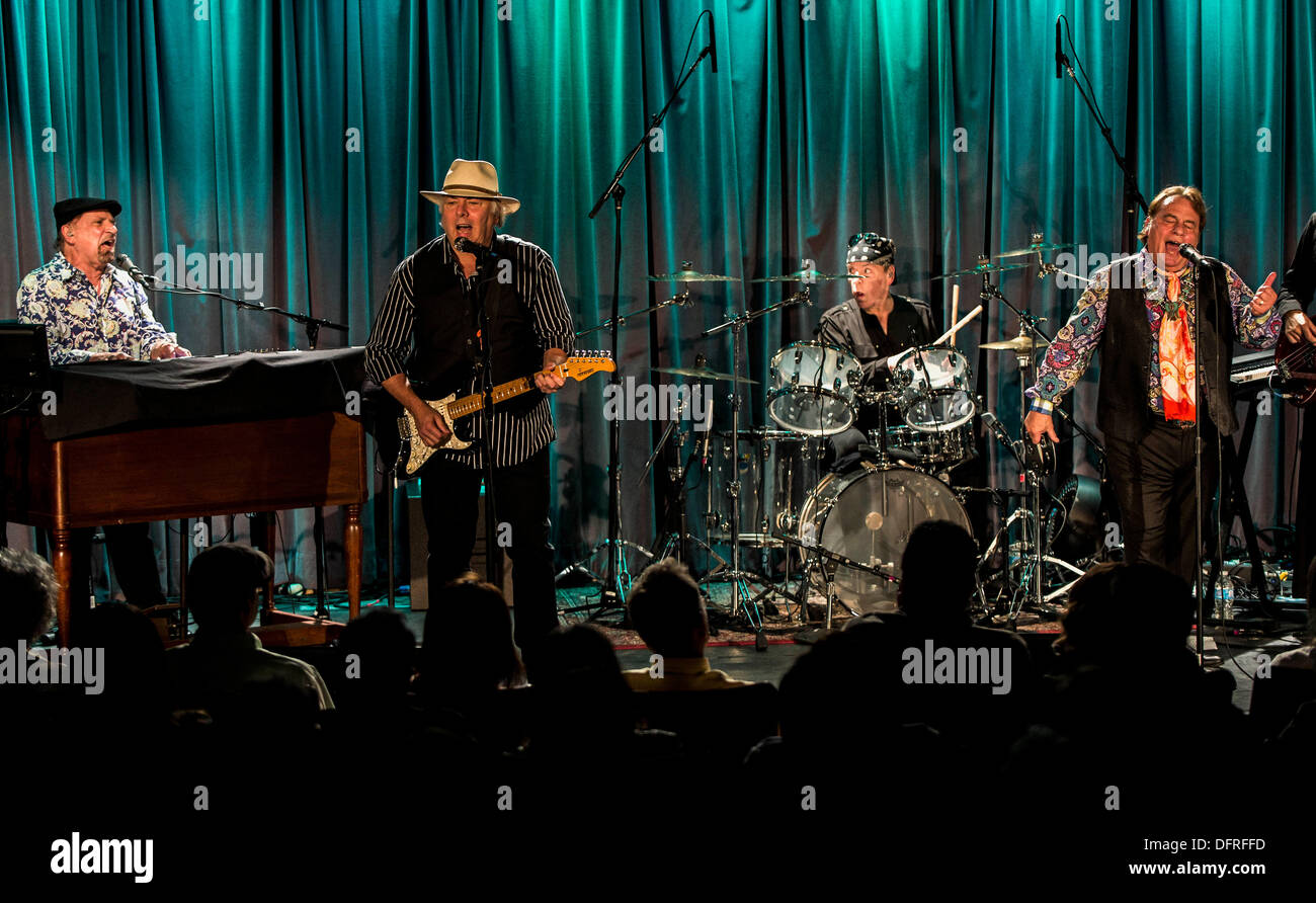 Los Angeles, CA, USA. 7th Oct, 2013.The Rascals perform at a members ...