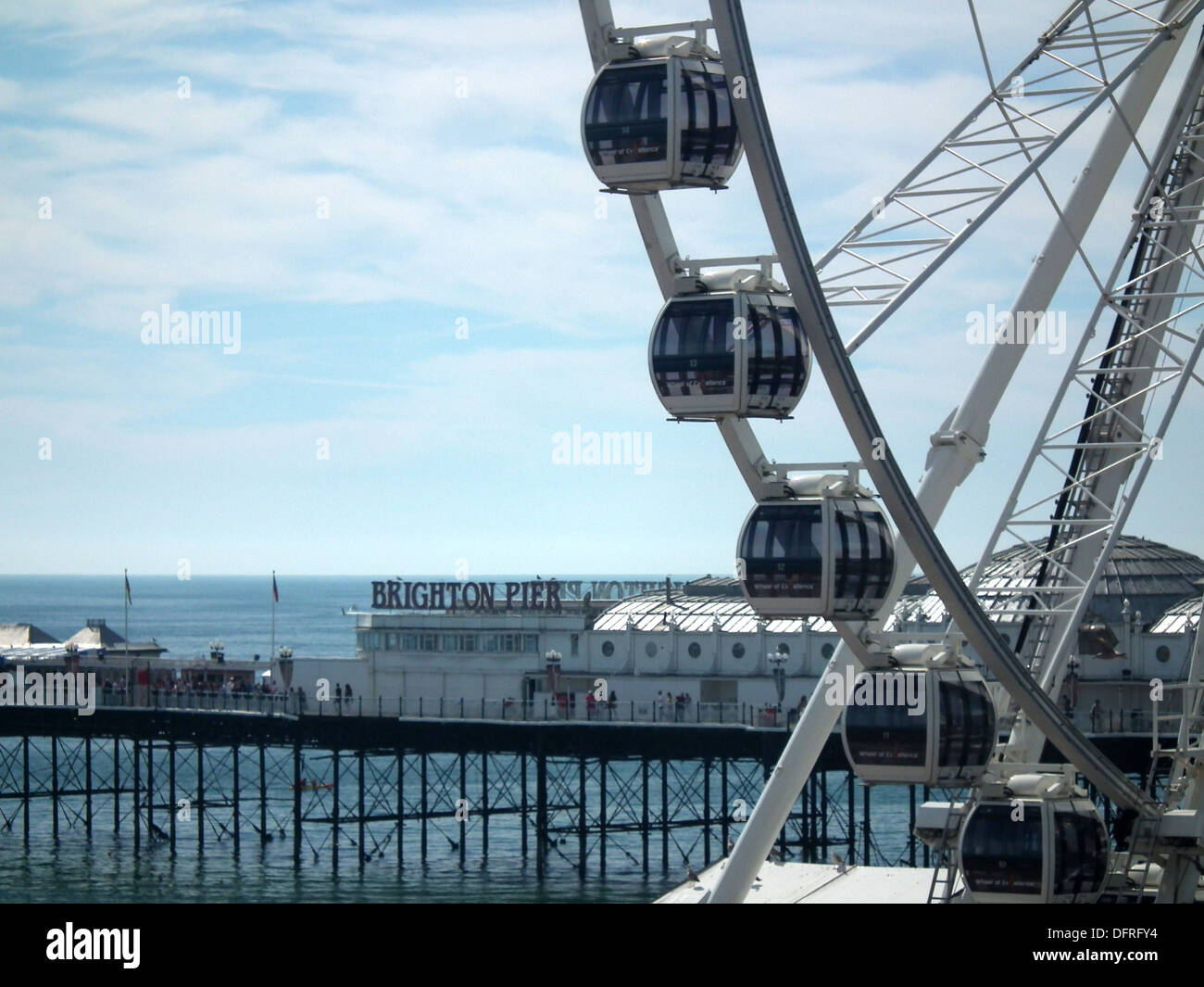Blue sky design destination hi-res stock photography and images - Alamy