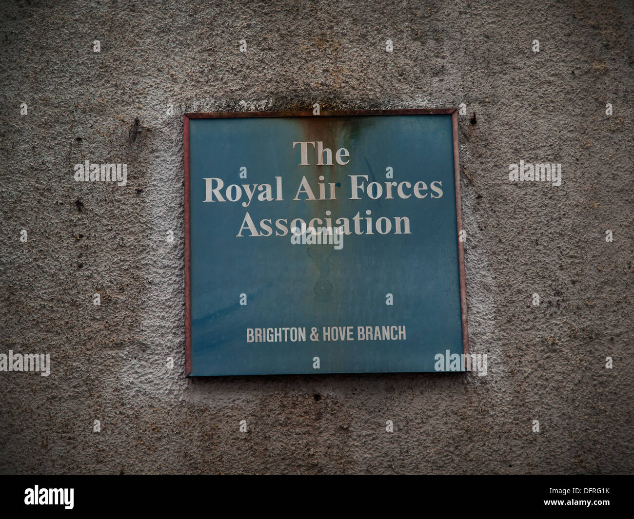 The Royal Air Forces Association social club in a backstreet of ...