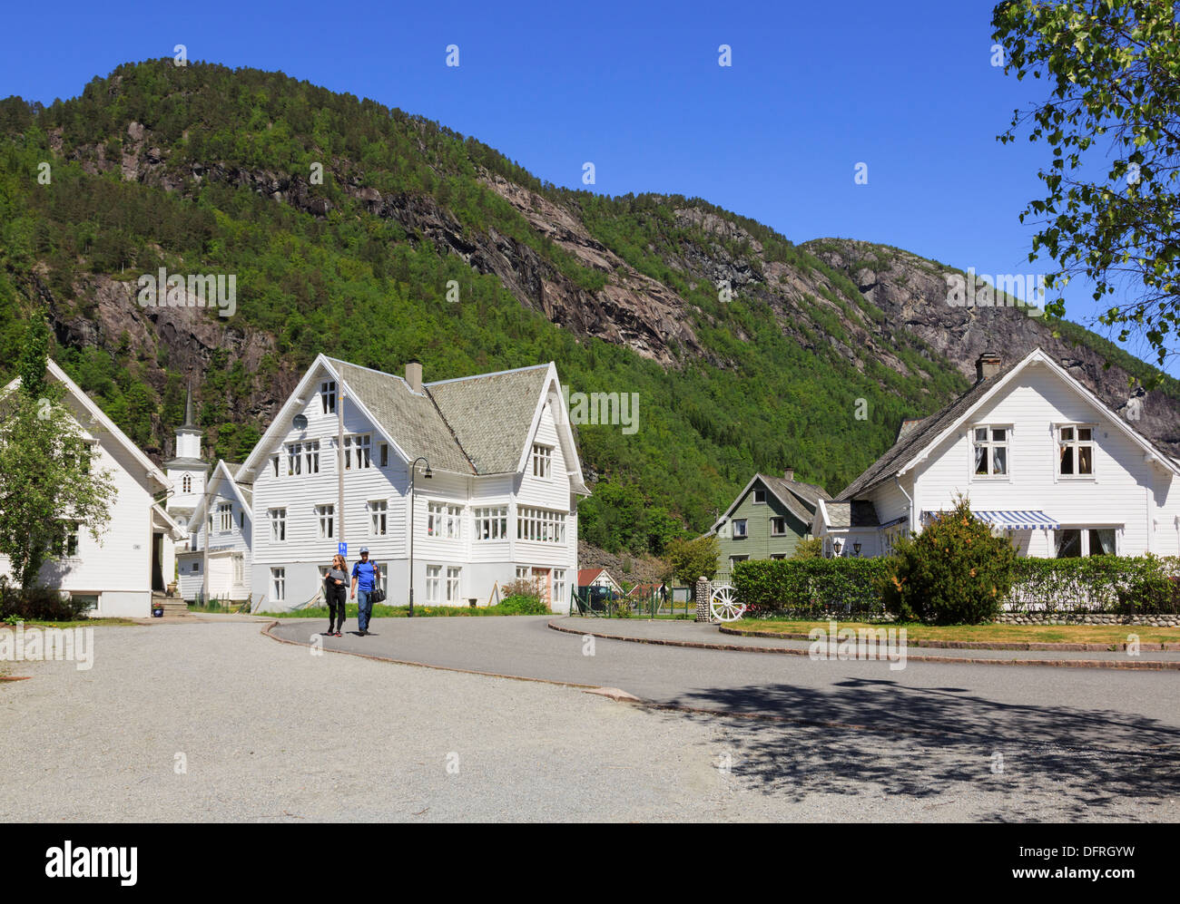 Typical village buildings hi-res stock photography and images - Alamy